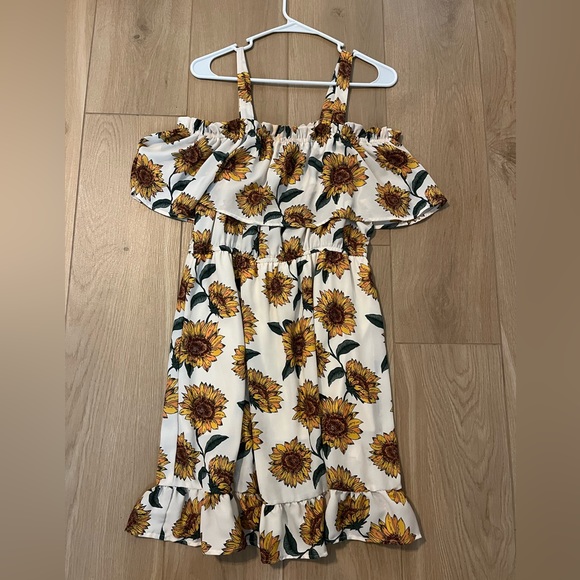 Liberty Love | Dresses | Liberty Love Sunflower Off The Shoulder ...